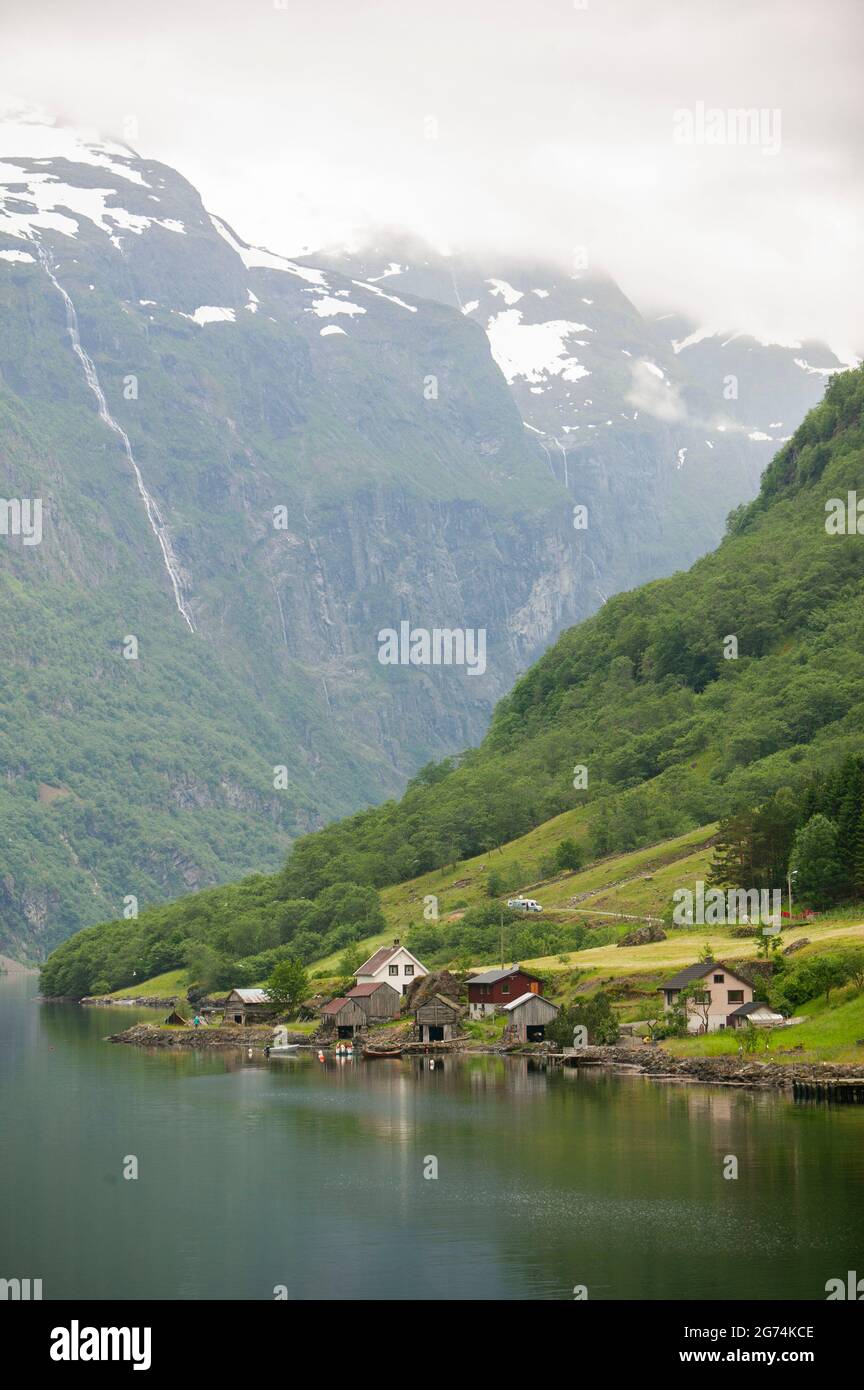 panoramic views of the Norwegian fjords Stock Photo - Alamy