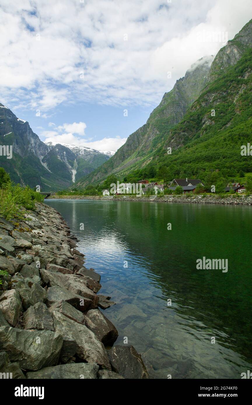 panoramic views of the Norwegian fjords Stock Photo - Alamy