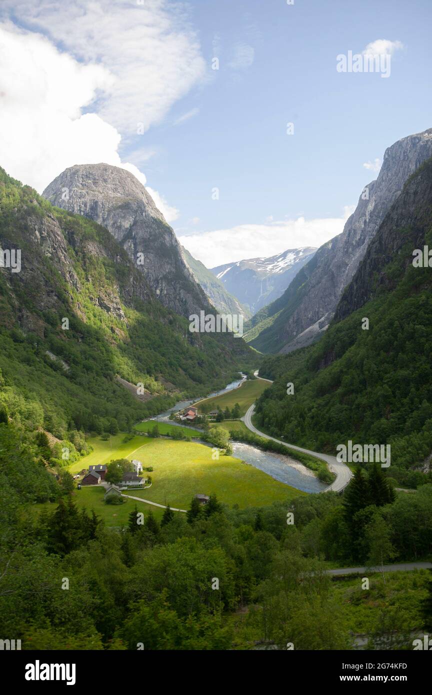 panoramic views of the Norwegian fjords Stock Photo - Alamy