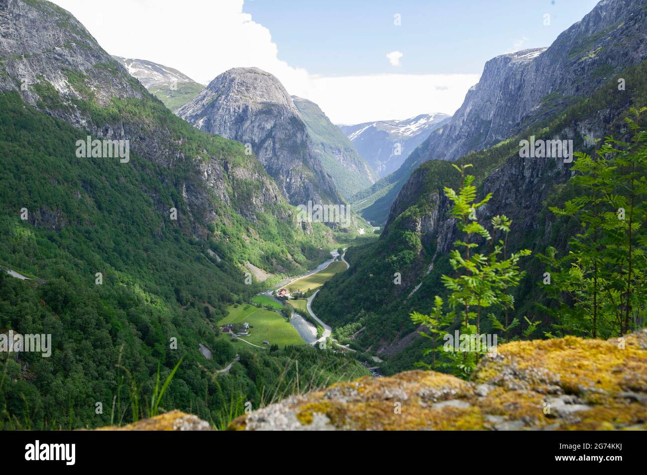 panoramic views of the Norwegian fjords Stock Photo - Alamy