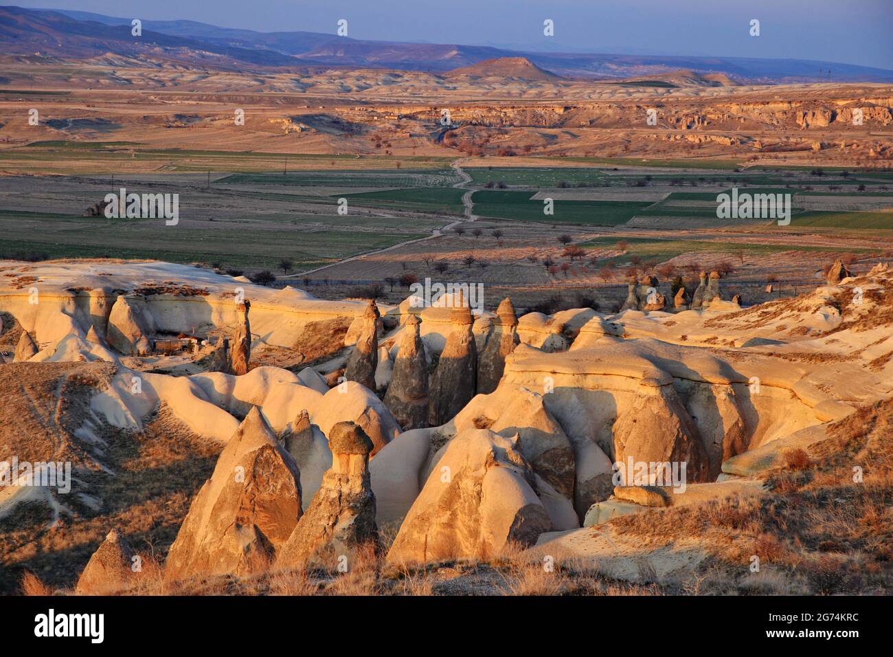 Landscape of Cappadocia, Turkey Stock Photo - Alamy