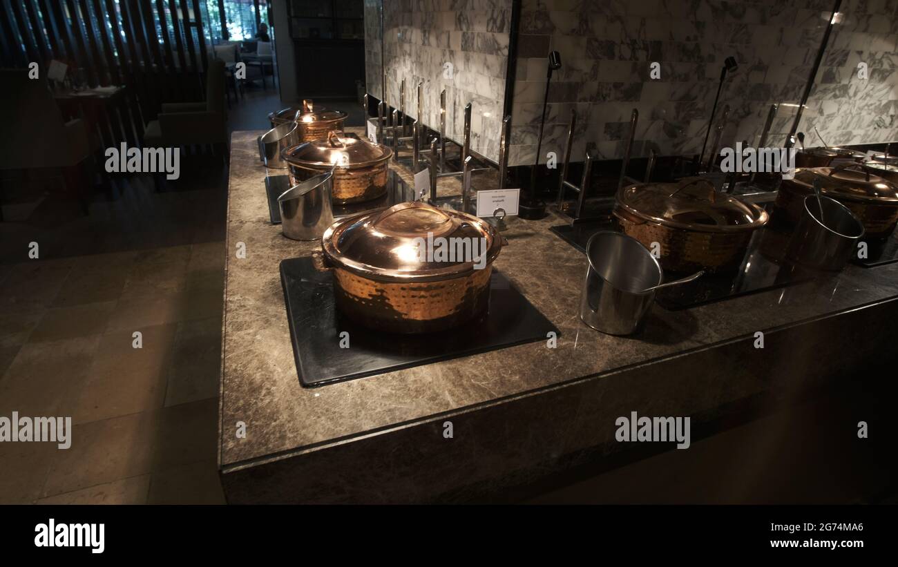 Food All You Can Eat Five Star Restaurant Interior Design Stock Photo ...