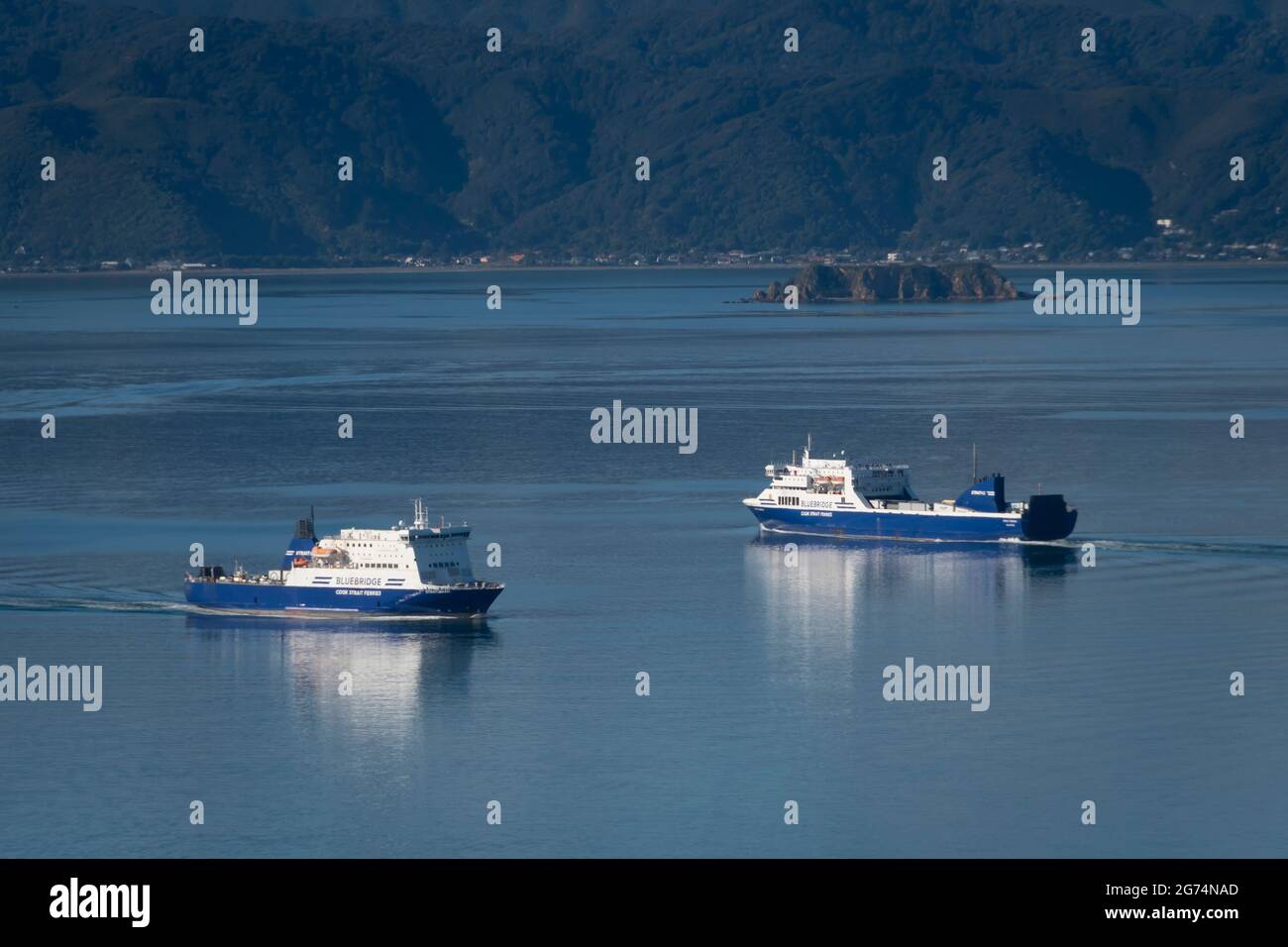 Bluebridge Cook Strait Ferries, "Strait Feronia" and "Straitsman" in ...