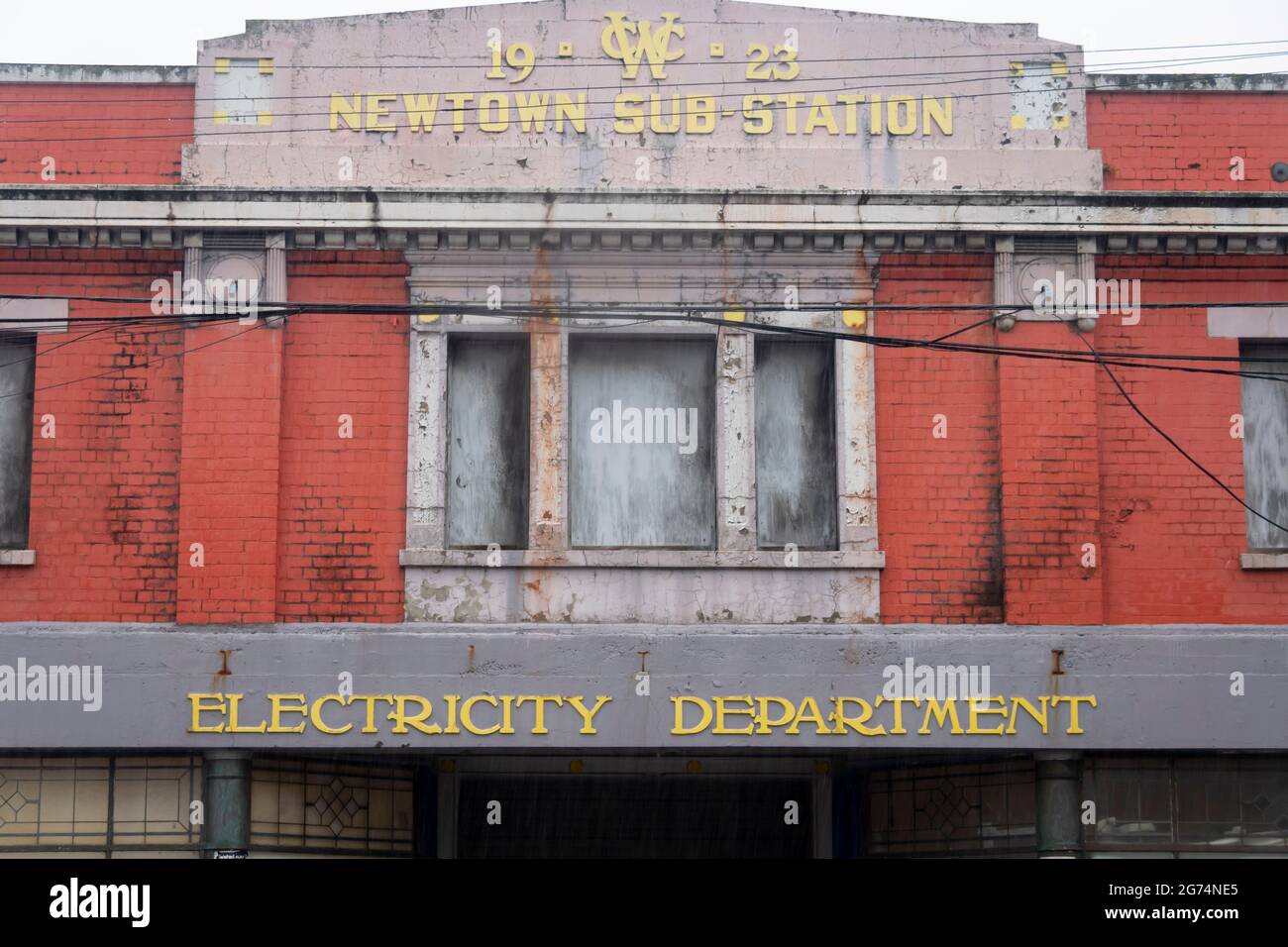 Electricity Department Sub-Station, Newtown, Wellington, North Island ...