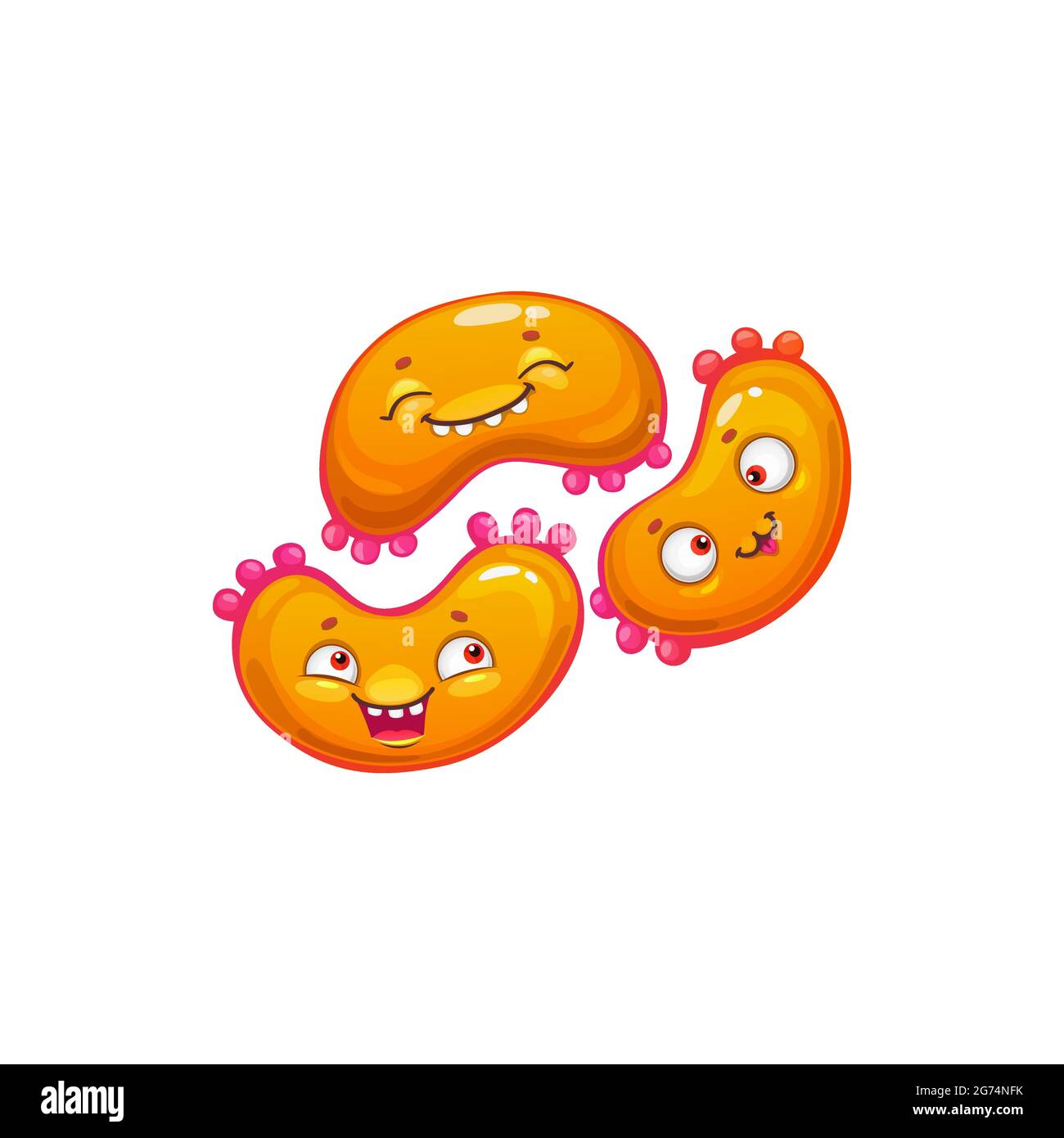 Multiple faces smiling Stock Vector Images - Alamy