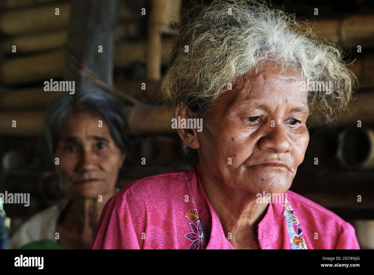 New house consecration ceremony in Sodana, Sumba, Indonesia Stock Photo ...