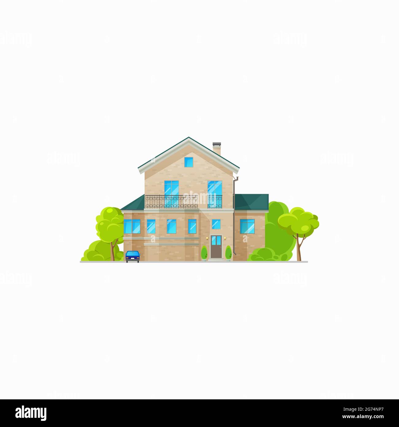 Modern chalet interior Stock Vector Images - Alamy