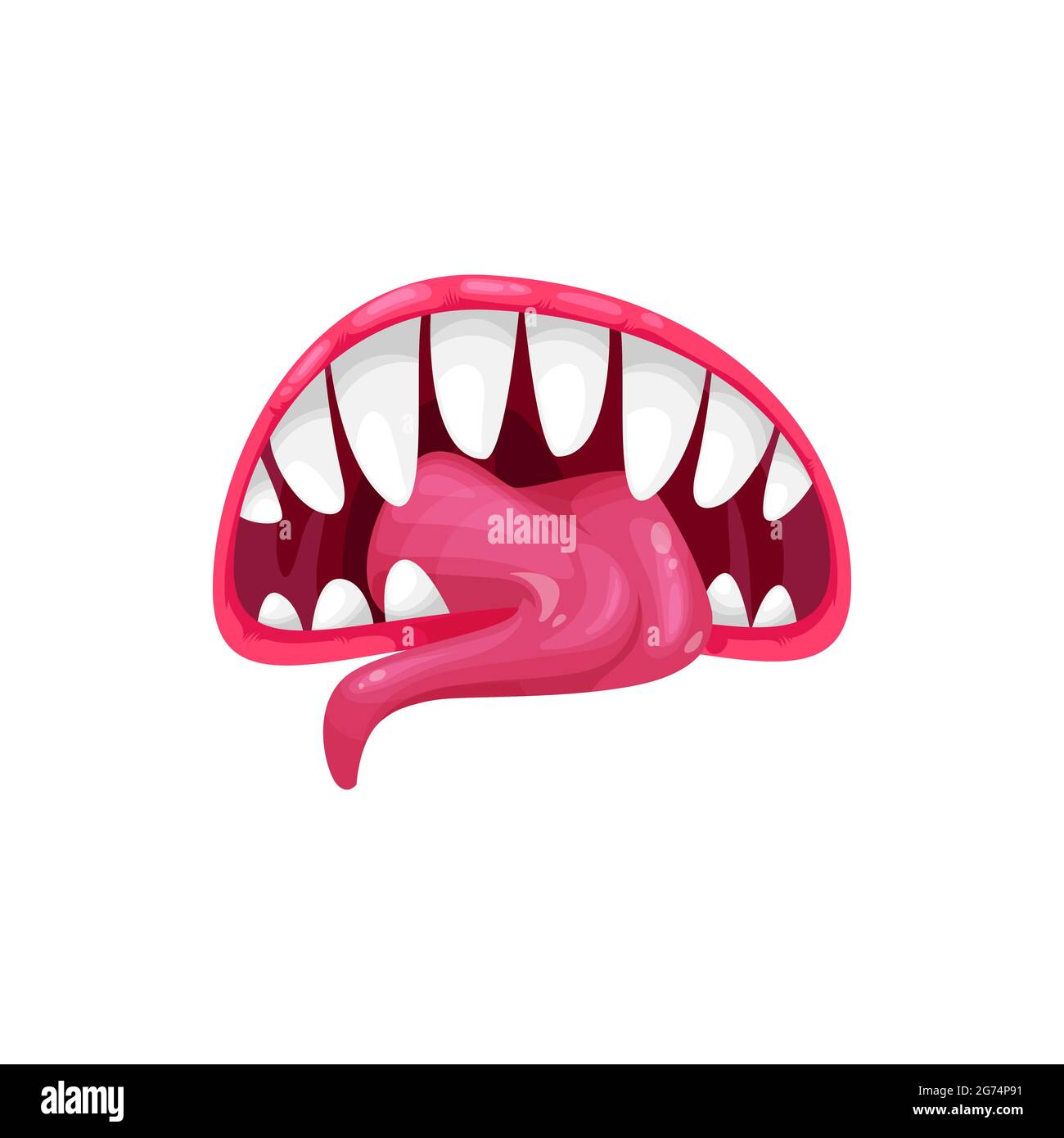 Sharp Teeth Vector