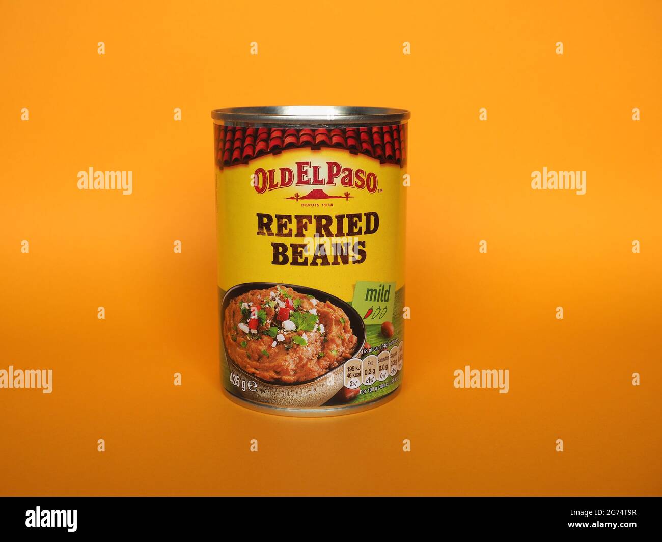 MINNEAPOLIS, USA - CIRCA JUNE 2021: Canned Old El Paso refried beans ...