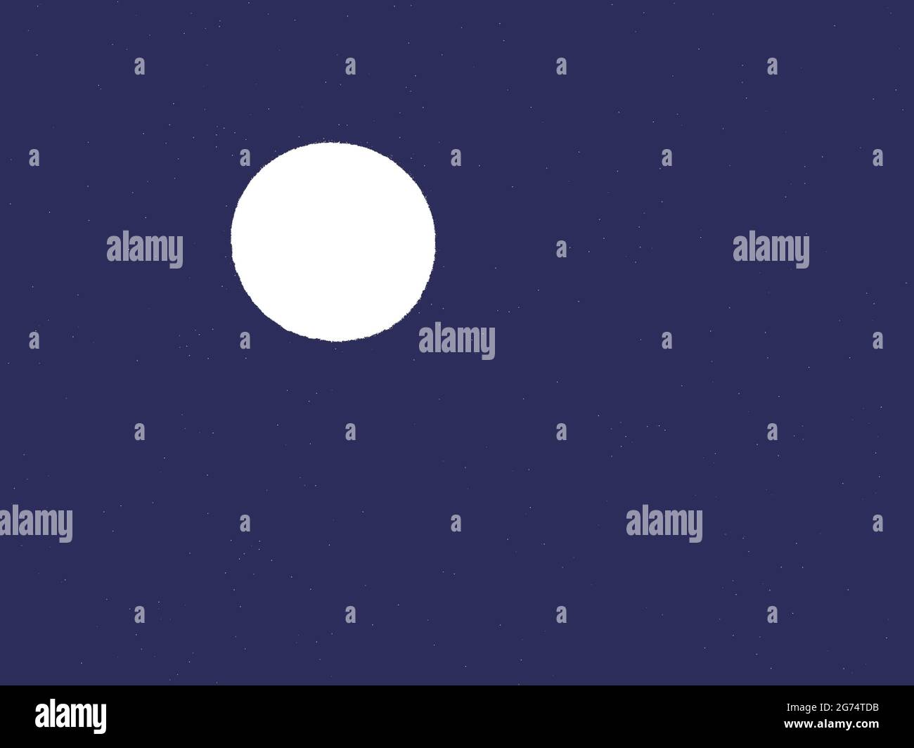 abstract full moon and stars illustration with copy space useful as a ...