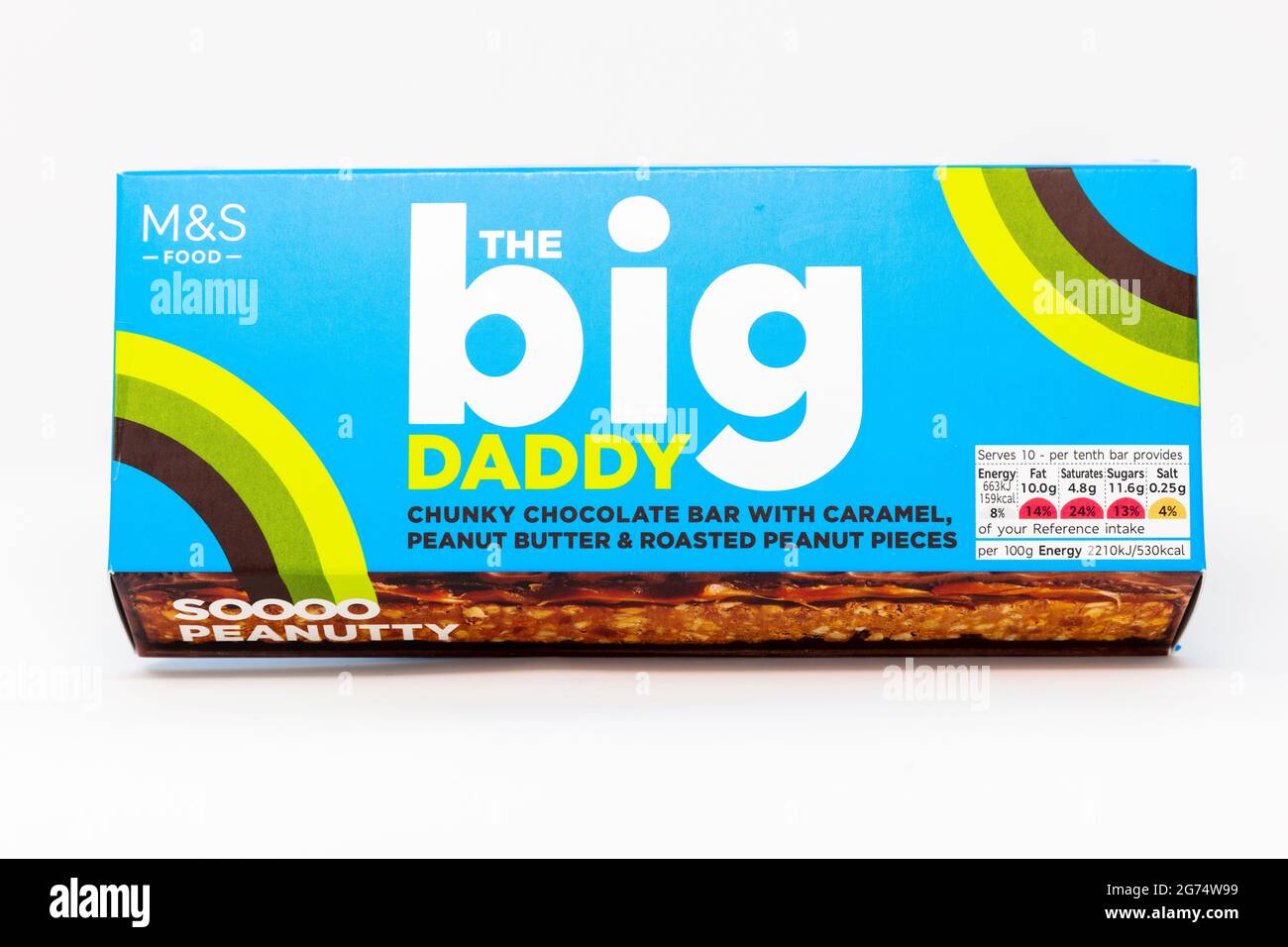 M&S - The Big Daddy Chocolate Chunky Nut Bar Stock Photo - Alamy