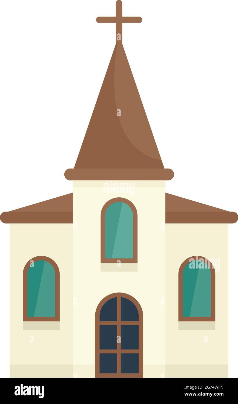 Wood and stone church Stock Vector Images - Alamy