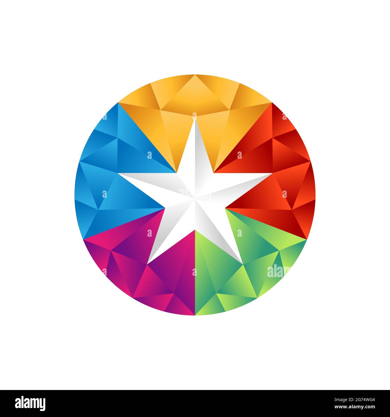 Abstract Star Logo icon Design Vector template. Simple and Elegant Star Logo design concept ...