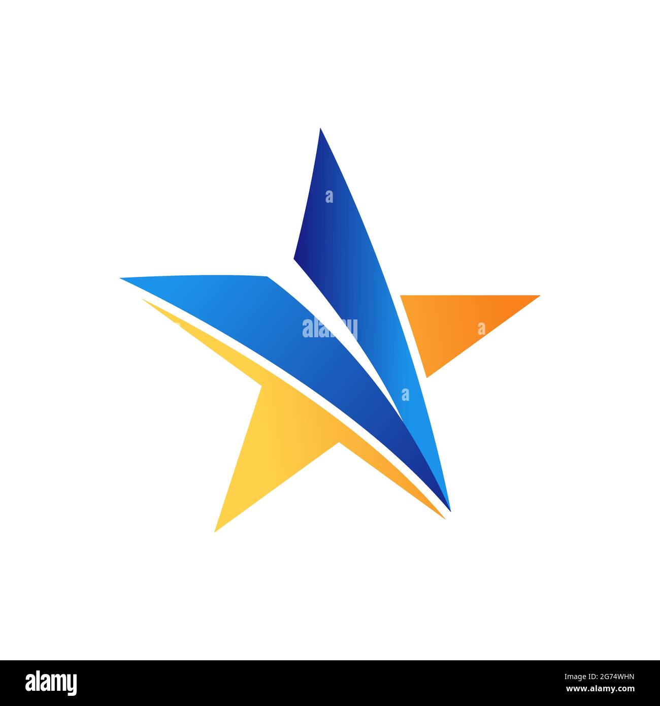 Abstract Star Logo icon Design Vector template. Simple and Elegant Star ...
