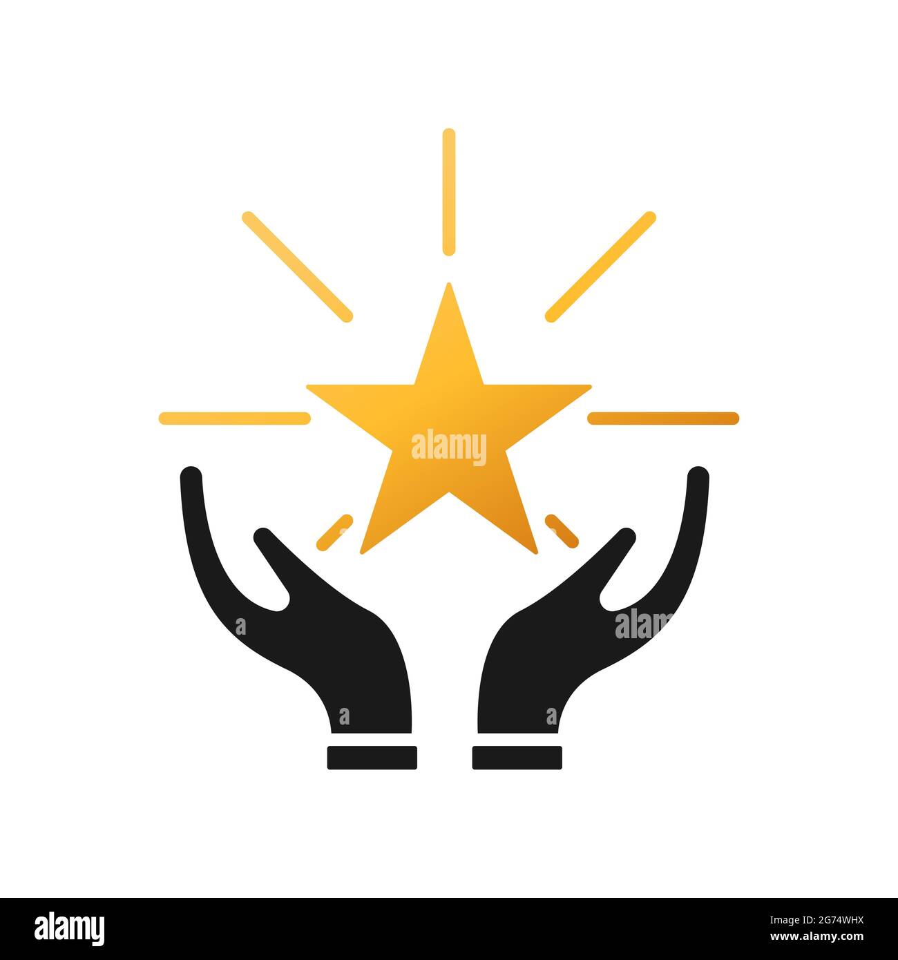 Rating, Review, or feedback icon vector illustration. Customer rating ...