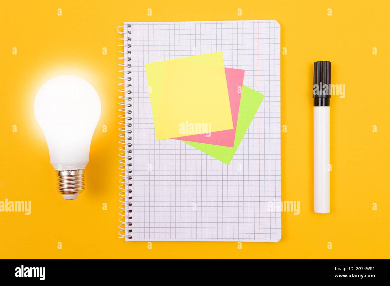 Light Bulb Sticky Notes