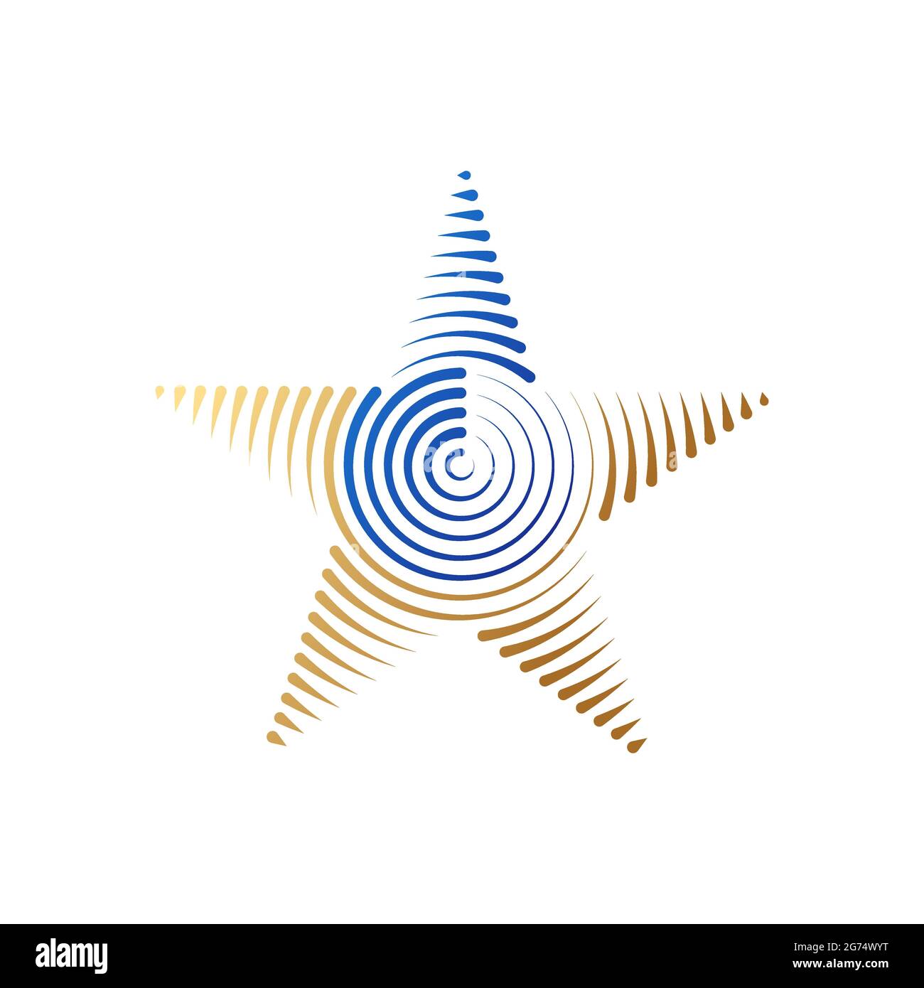 Abstract Star Logo icon Design Vector template. Simple and Elegant Star Logo design concept ...
