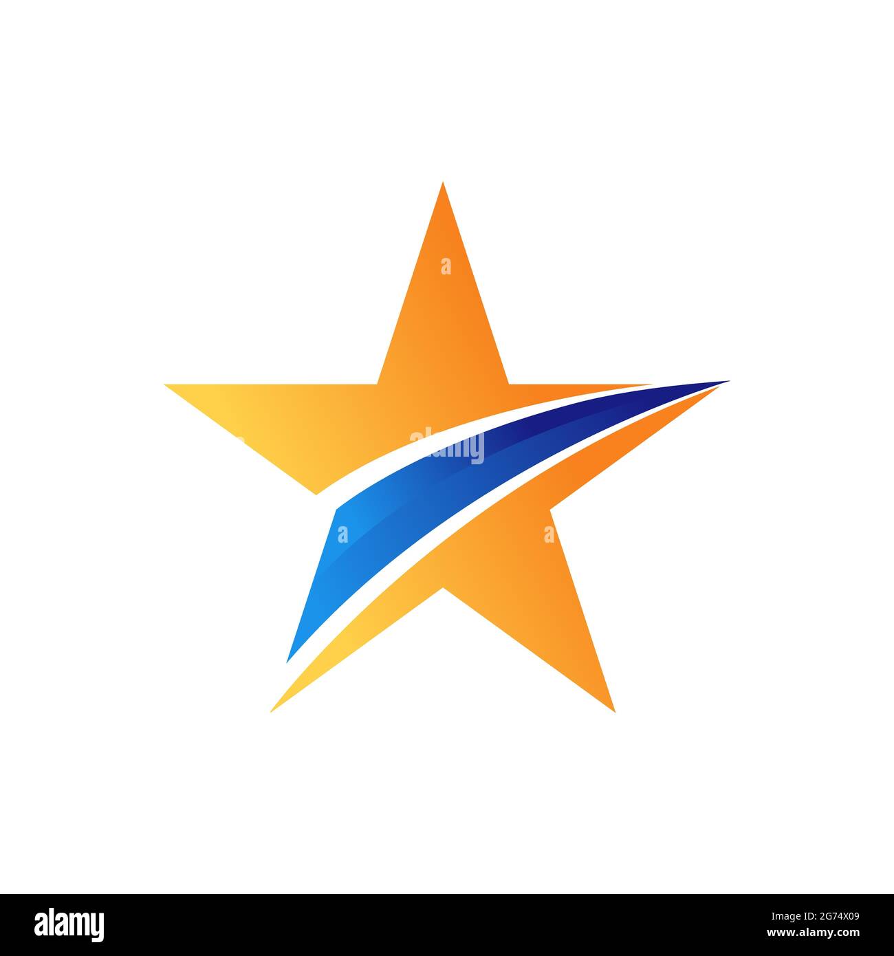 Abstract Star Logo icon Design Vector template. Simple and Elegant Star Logo design concept ...