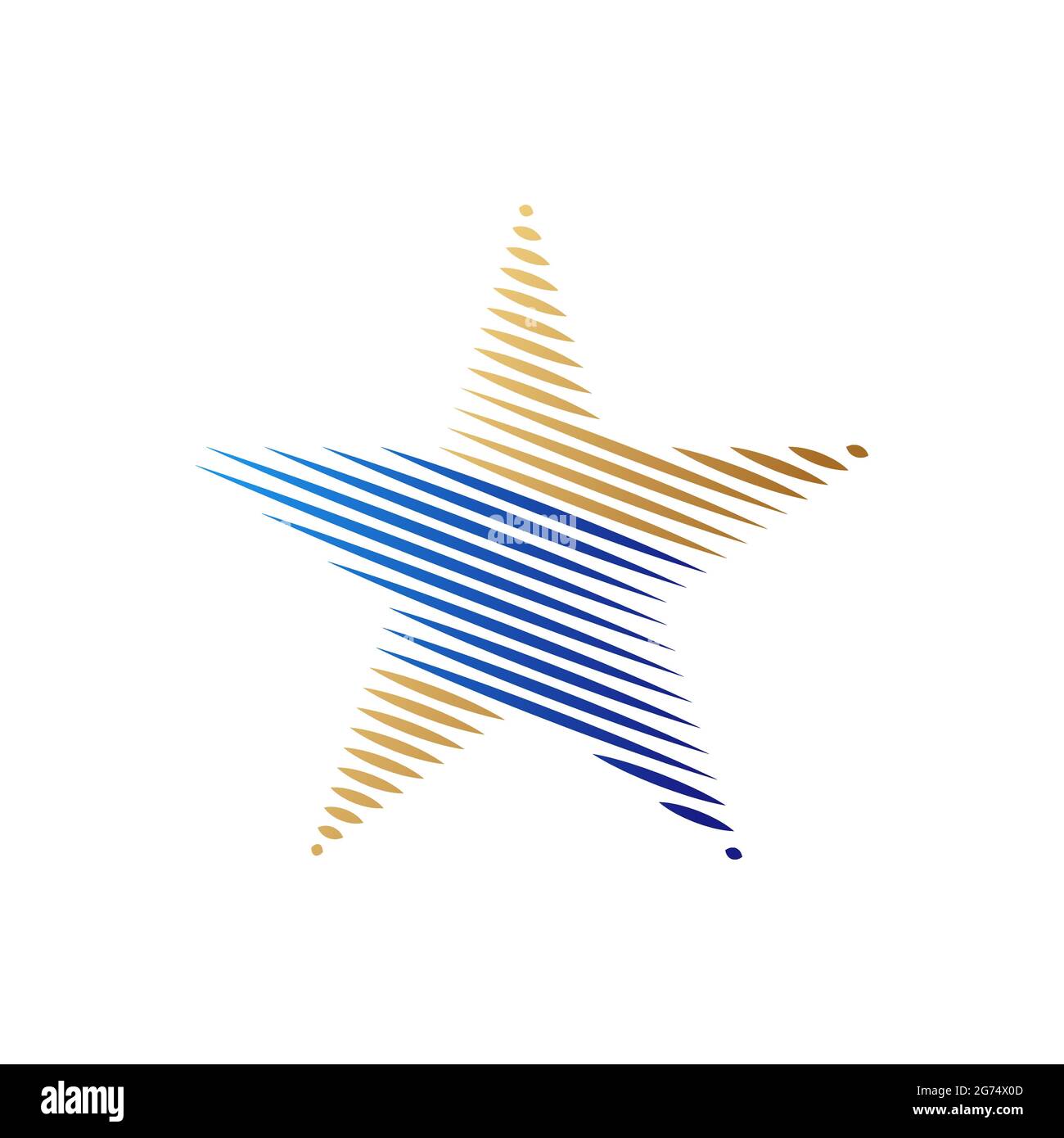 Abstract Star Logo icon Design Vector template. Simple and Elegant Star Logo design concept ...