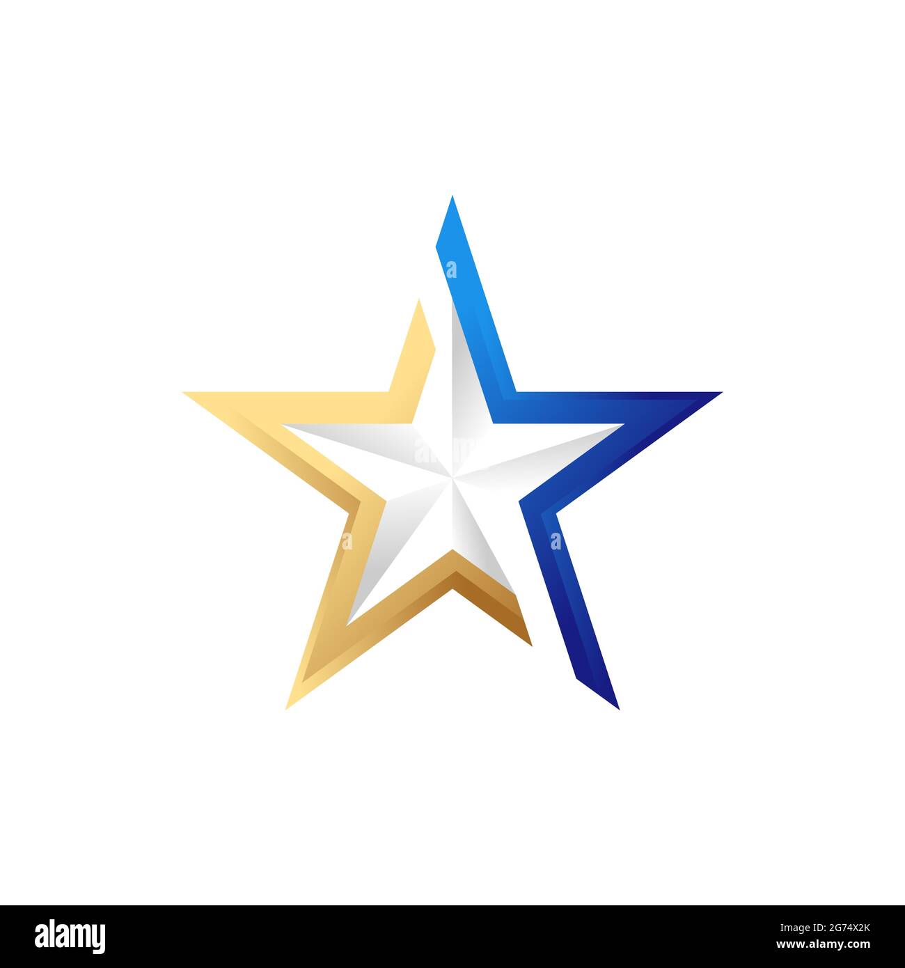 Abstract Star Logo icon Design Vector template. Simple and Elegant Star Logo design concept ...
