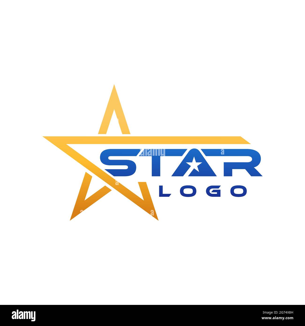 Abstract Star Logo icon Design Vector template. Simple and Elegant Star Logo design concept ...