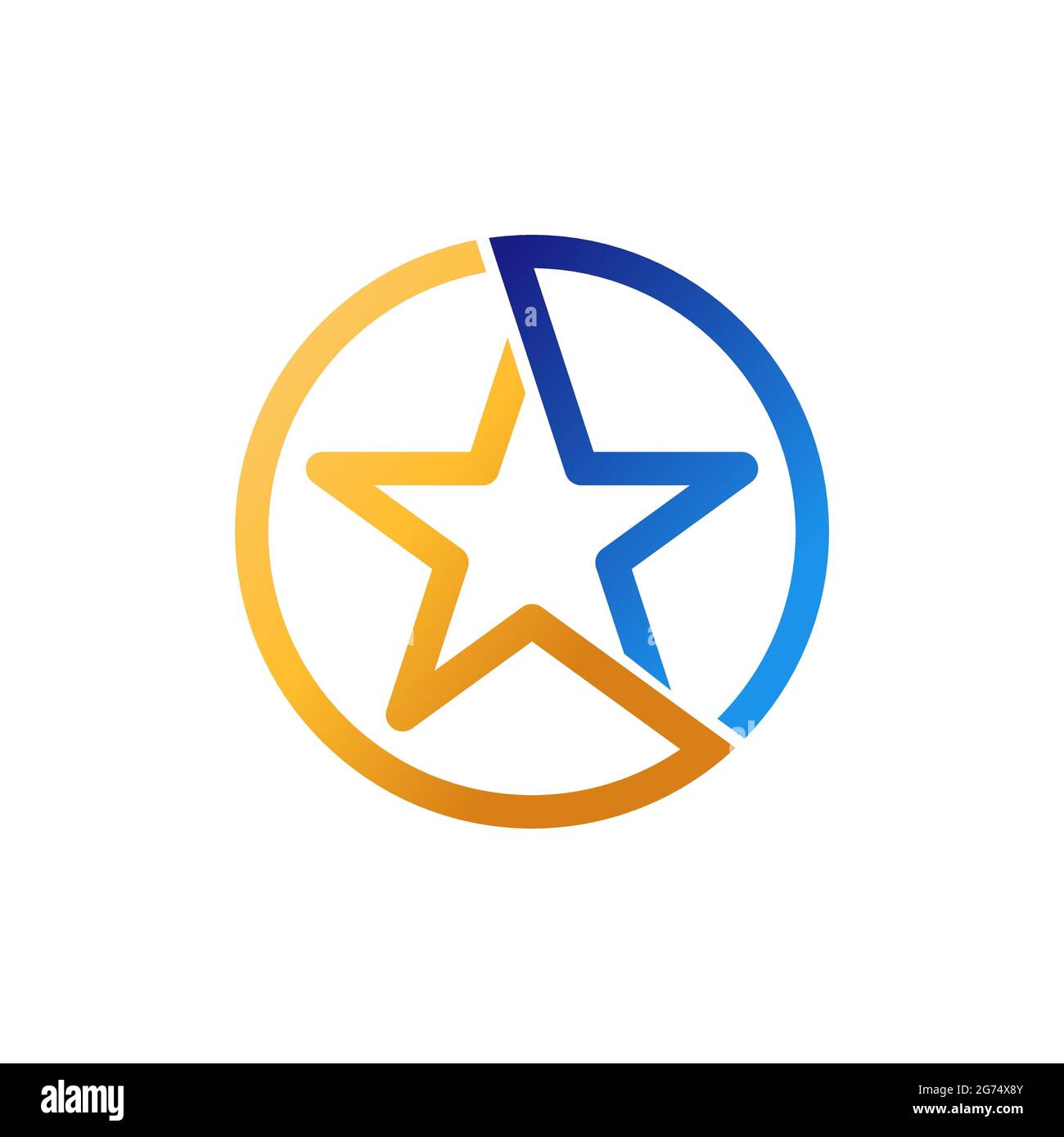 Abstract Star Logo icon Design Vector template. Simple and Elegant Star ...