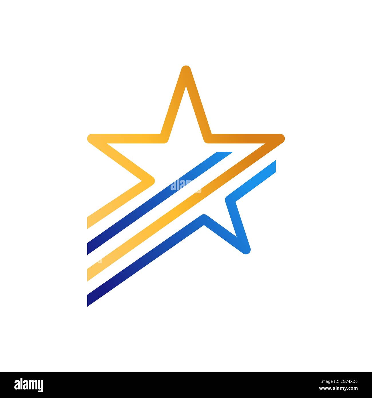 Abstract Star Logo icon Design Vector template. Simple and Elegant Star ...