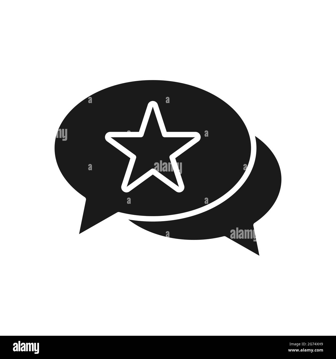 Rating, Review, or feedback icon vector illustration. Customer rating ...