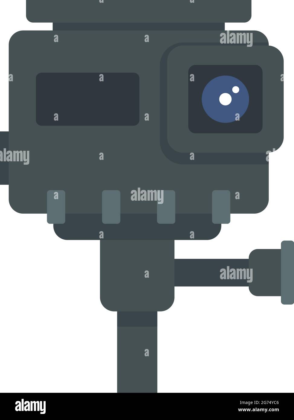 Hd action camera icon flat isolated vector Stock Vector Image & Art - Alamy