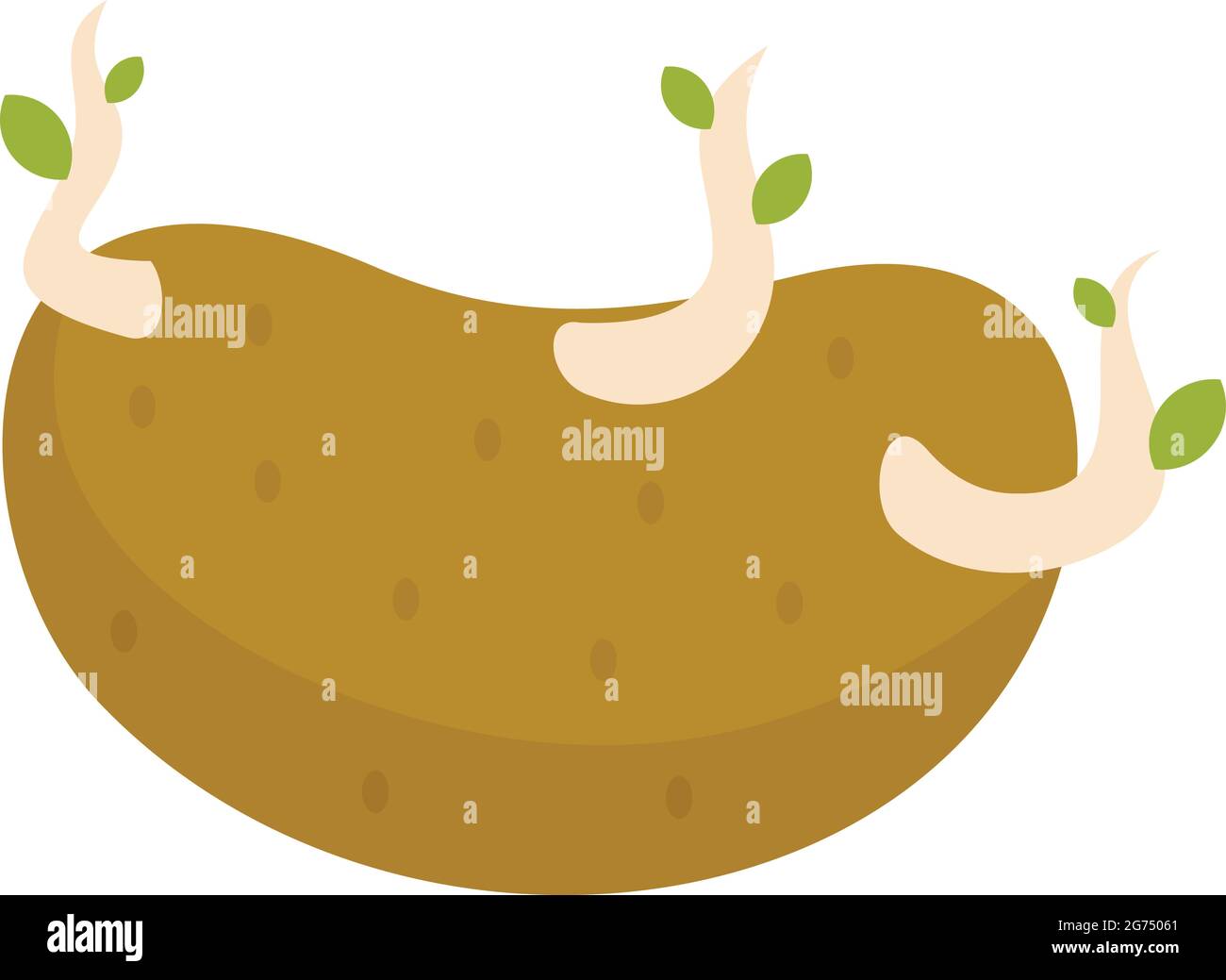 Garbage potato icon flat isolated vector Stock Vector Image & Art - Alamy