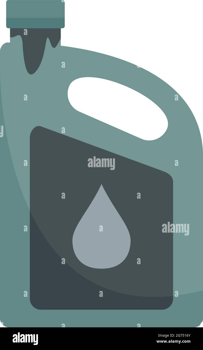 Used motor oil canister icon flat isolated vector Stock Vector Image ...