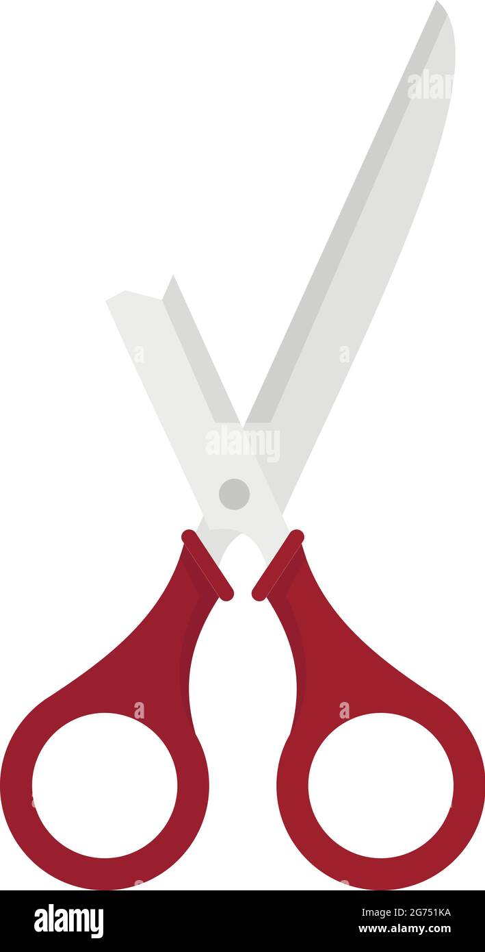 Broken scissors icon flat isolated vector Stock Vector Image & Art - Alamy