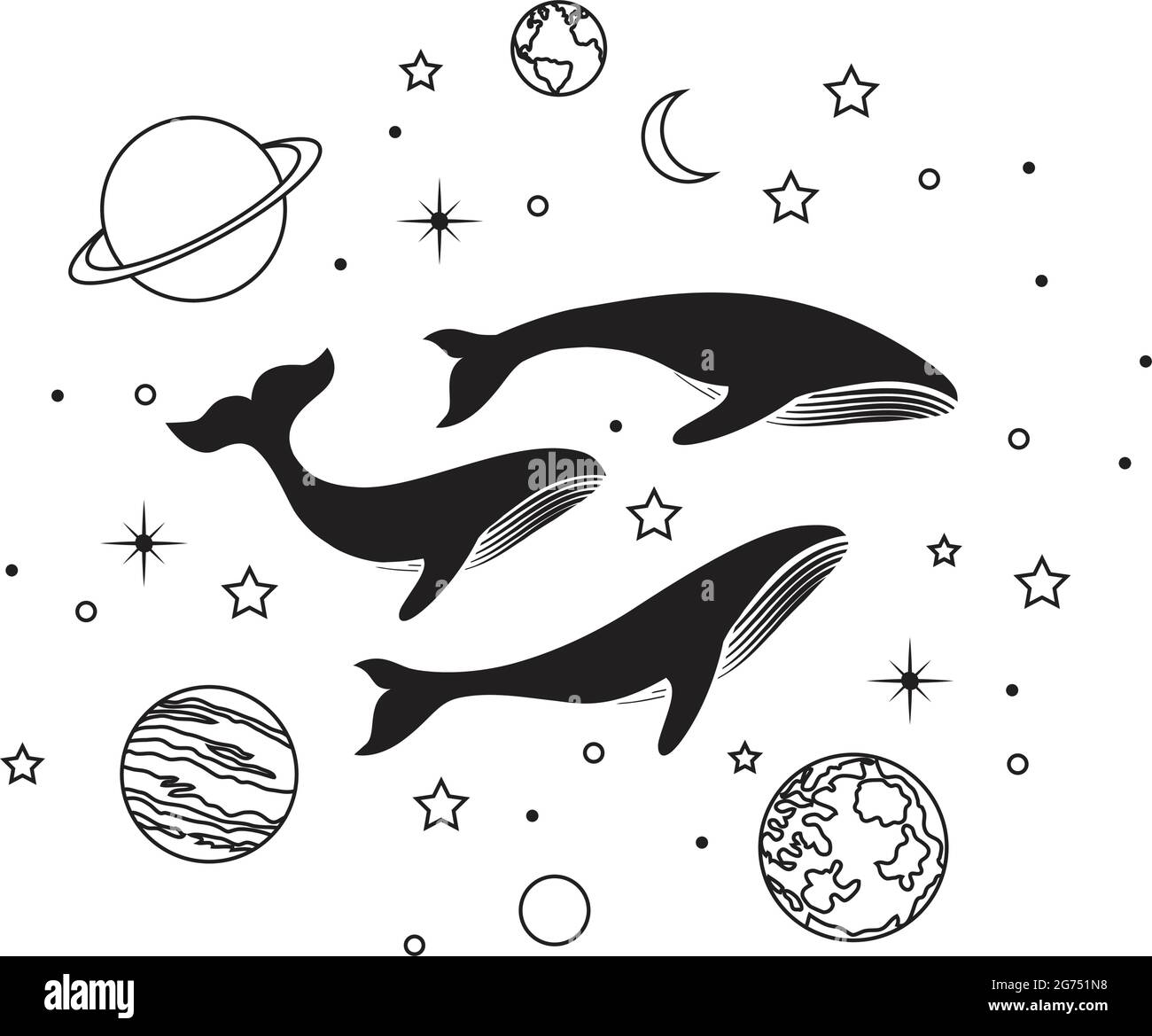 abstract humpback whale Stock Vector Image & Art - Alamy
