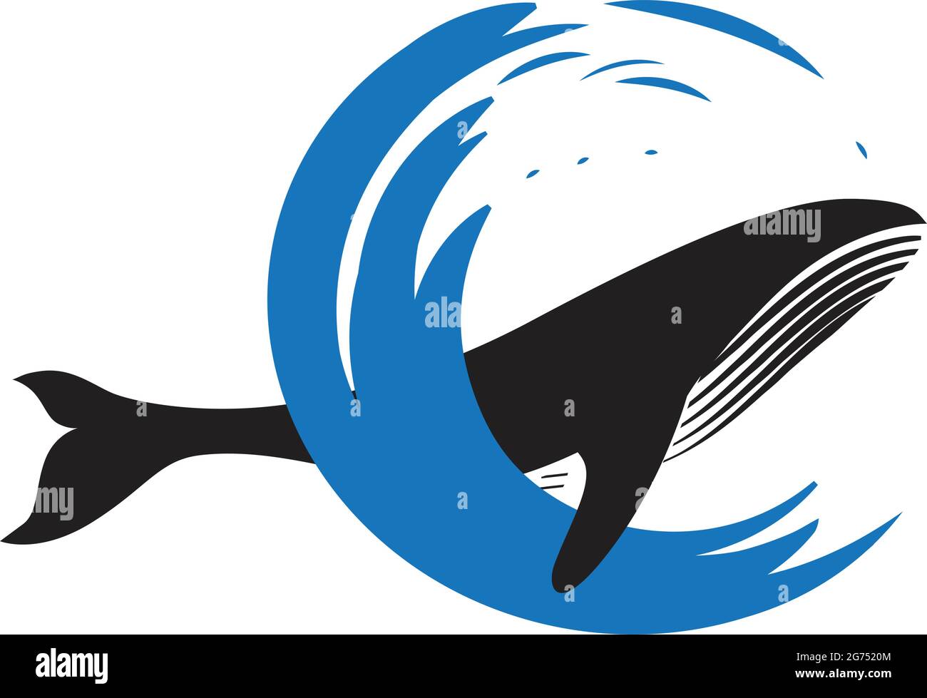 abstract humpback whale Stock Vector Image & Art - Alamy