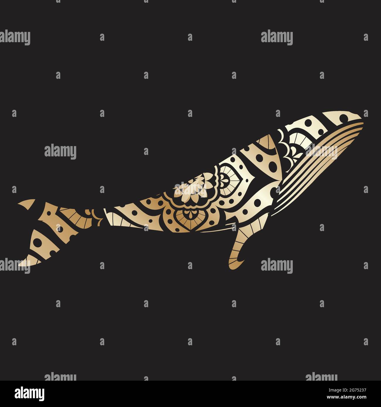 abstract humpback whale Stock Vector Image & Art - Alamy