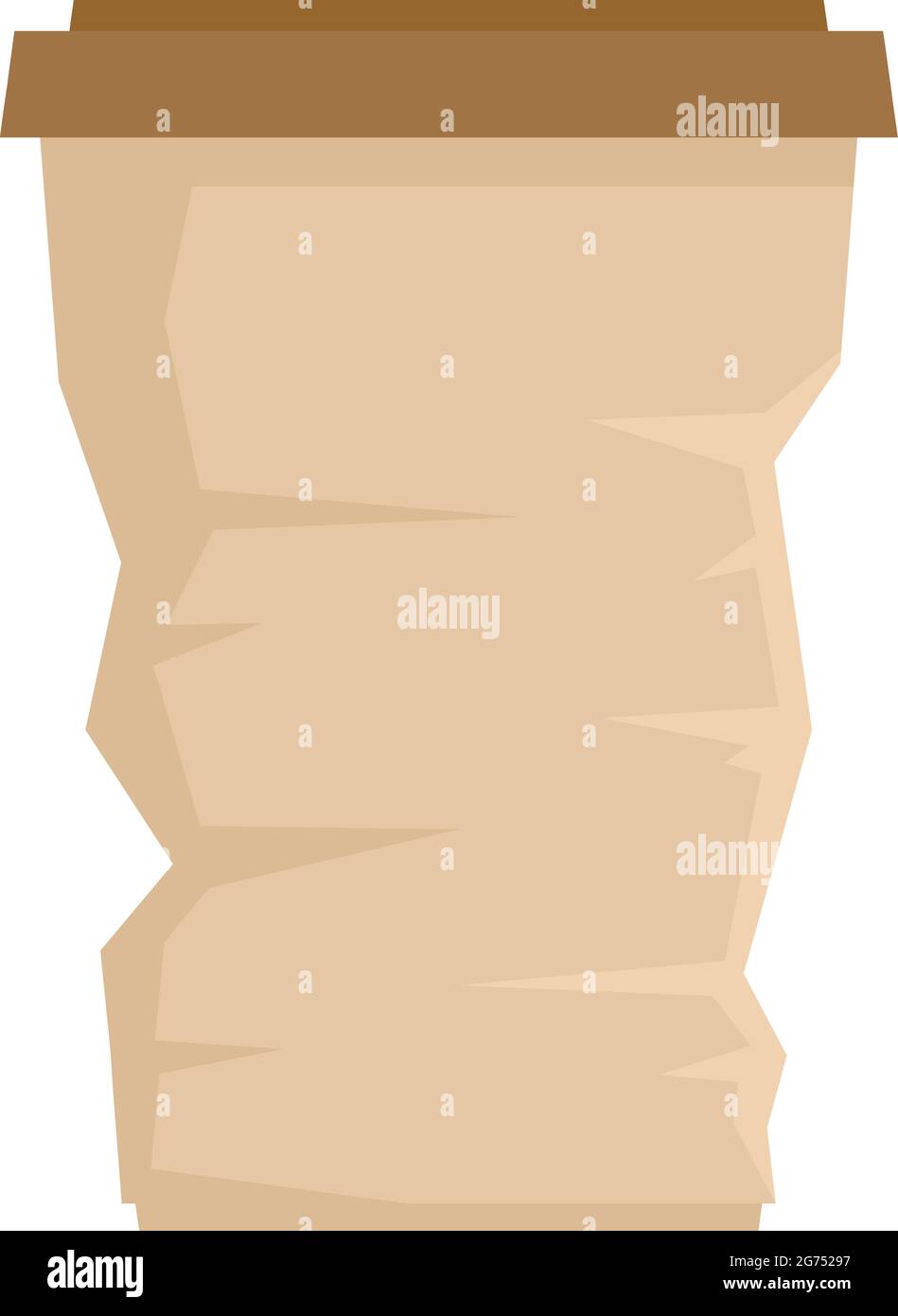 Used coffee cup icon flat isolated vector Stock Vector Image & Art - Alamy