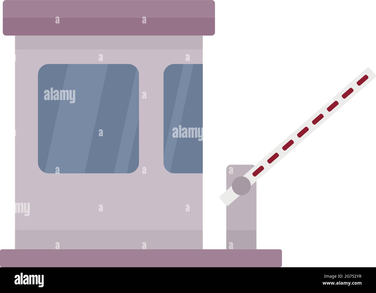 Highway toll road icon flat isolated vector Stock Vector Image & Art ...