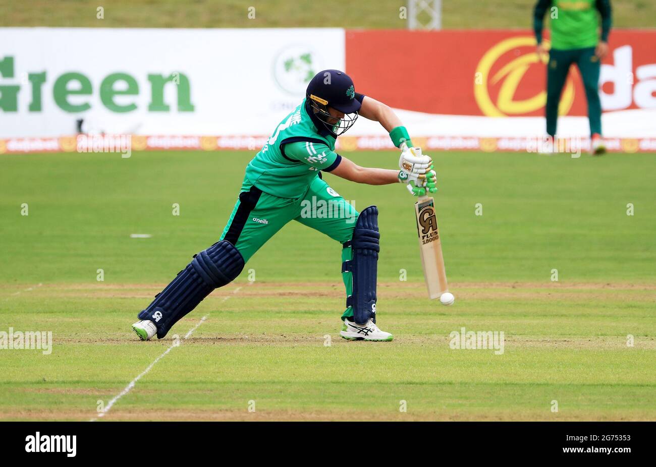 Andrew Balbirnie of Ireland during the ODI at The Village, Dublin Stock ...