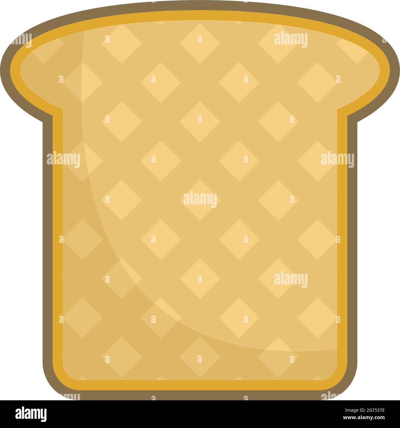 Sandwich toast icon flat isolated vector Stock Vector Image & Art - Alamy