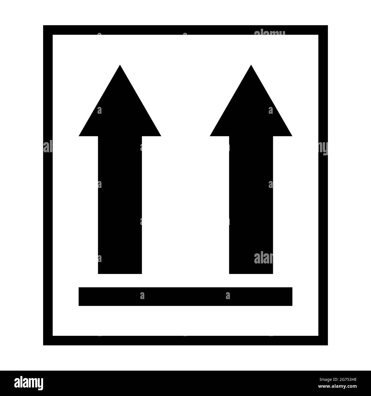 Side of box this way up hi-res stock photography and images - Alamy