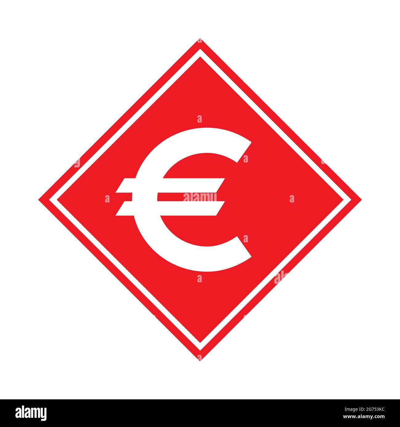 Euro money symbol, business cash icon, save currency bank sign, vector ...