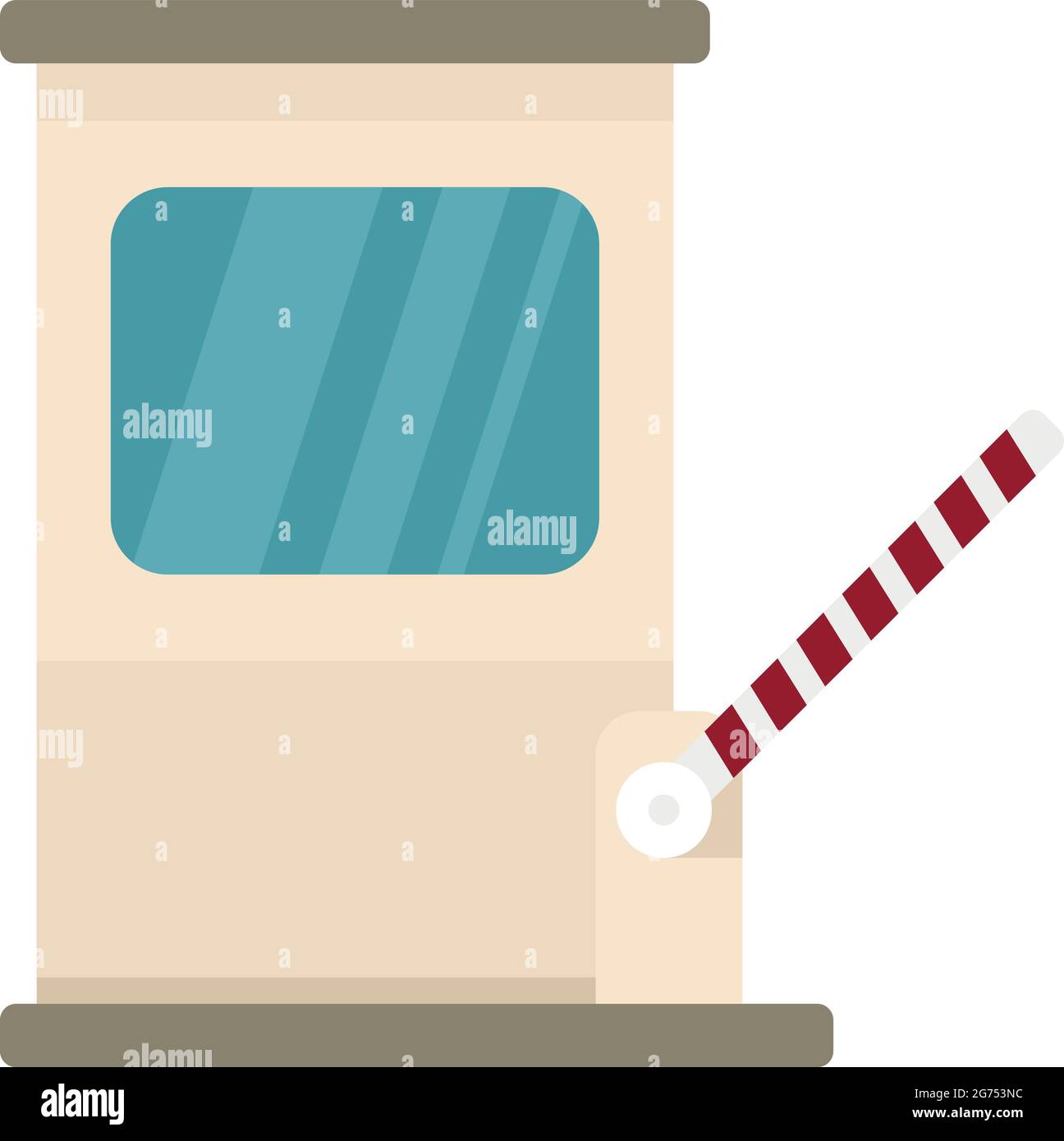 Toll road station icon Cut Out Stock Images & Pictures - Alamy