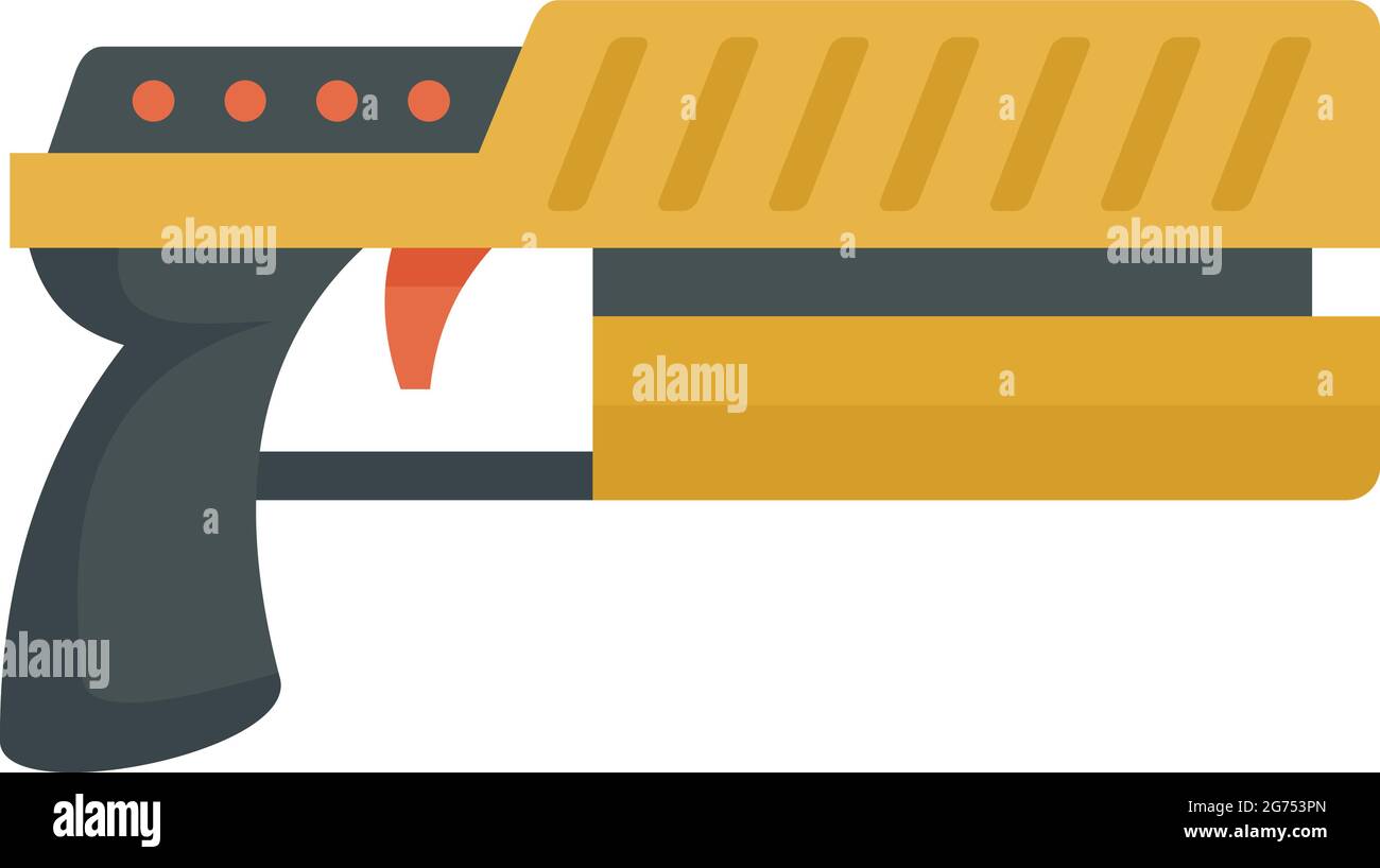 Raygun blaster icon flat isolated vector Stock Vector Image & Art - Alamy