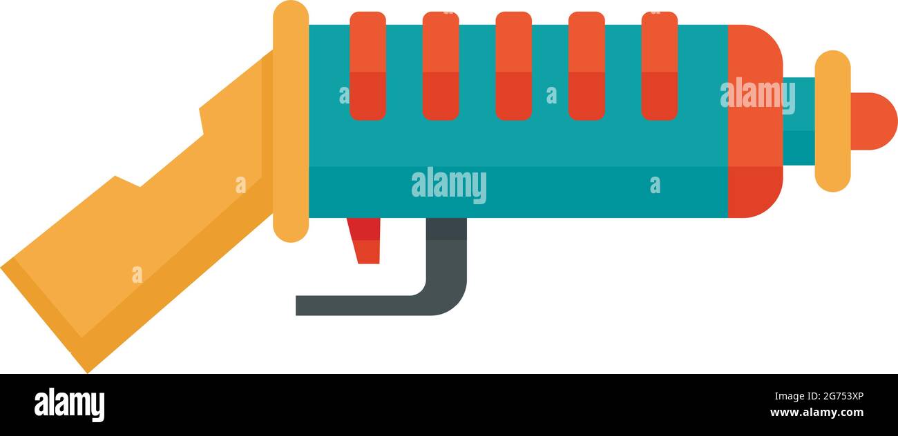 Modern blaster icon flat isolated vector Stock Vector Image & Art - Alamy