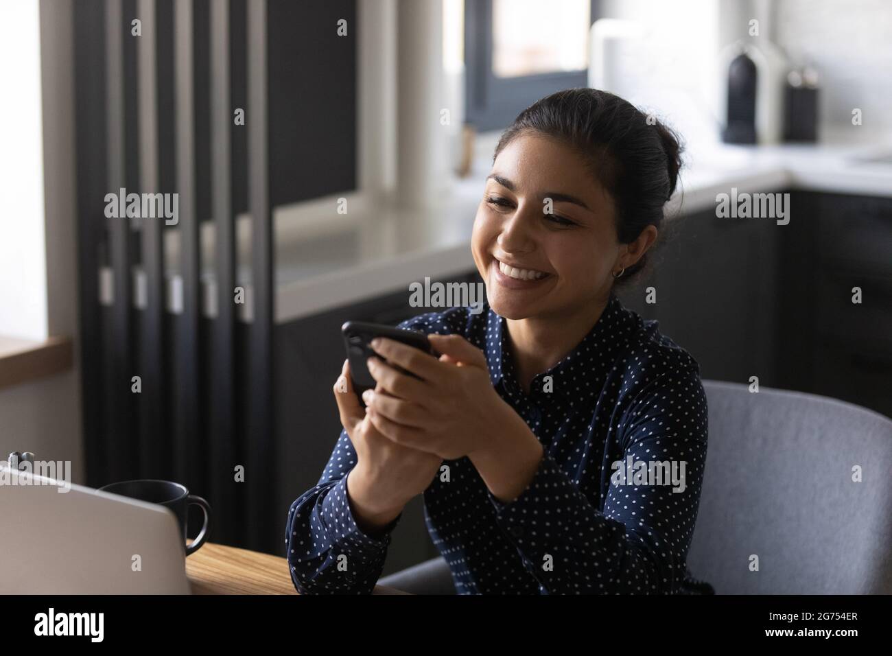 Happy indian employee hi-res stock photography and images - Alamy