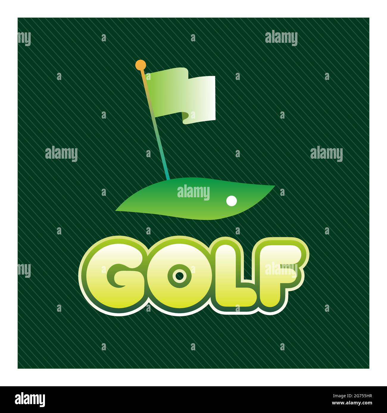 Sign a golf Stock Vector Images - Alamy