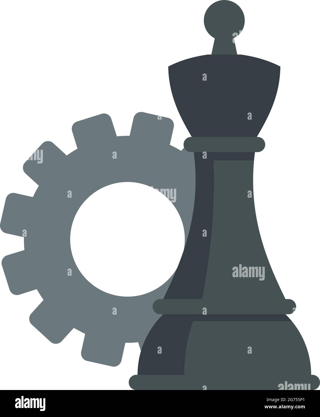Advertising strategy icon flat isolated vector Stock Vector Image & Art ...