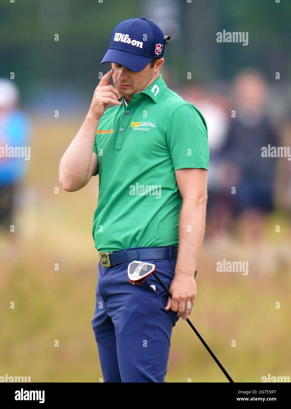 David Law on the 5th green during day four of the Aberdeen Standard ...