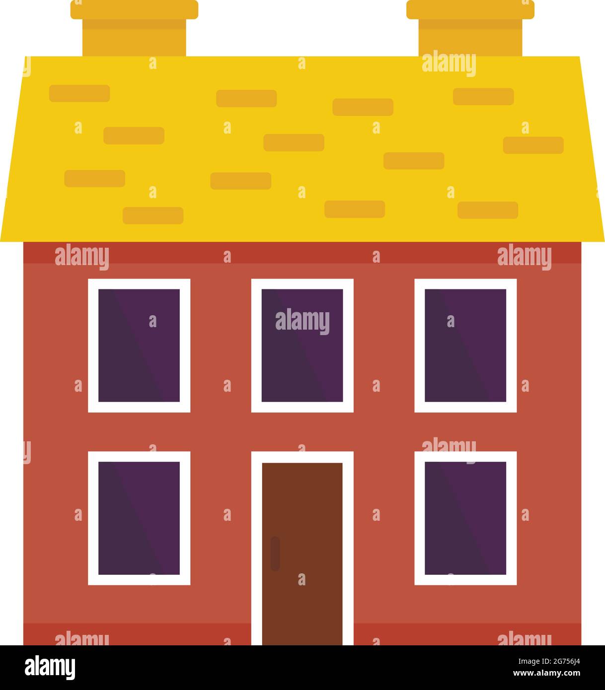 Vintage chalet country house Stock Vector Images - Alamy