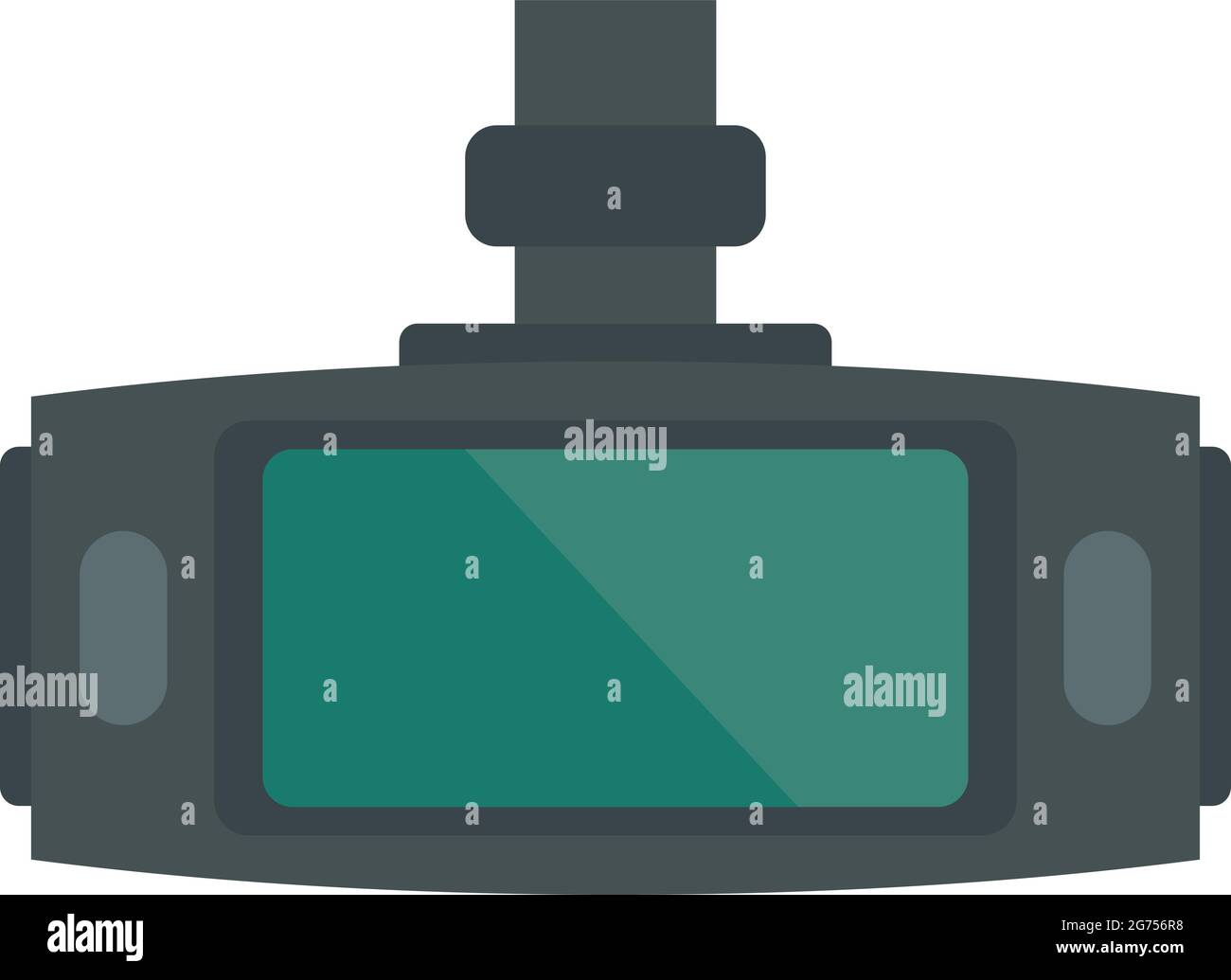 Dvr tft screen icon flat isolated vector Stock Vector Image & Art - Alamy
